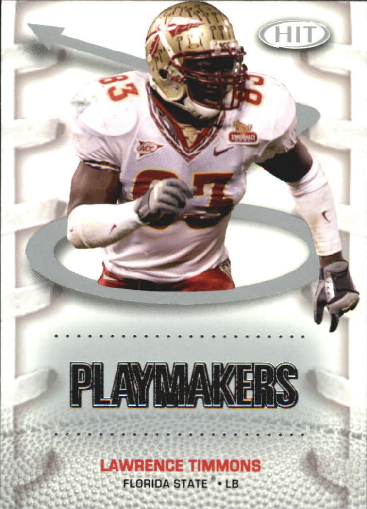 2007 SAGE HIT Playmakers Silver #P17 Lawrence Timmons | eBay