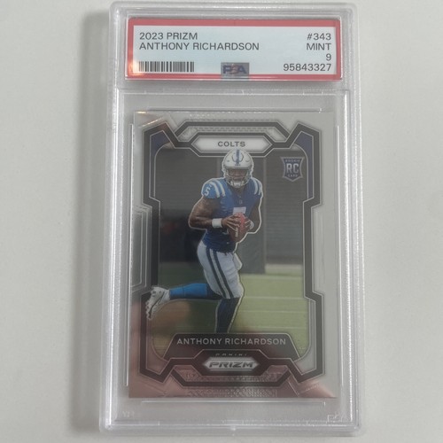 2023 PANINI PRIZM ANTHONY RICHARDSON #343 ROOKIE PSA 9 MINT COLTS RC | eBay