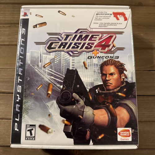 TIME CRISIS 4 + GUNCON 3 Controller Box Set Sony Playstation 3 PS3 New ...