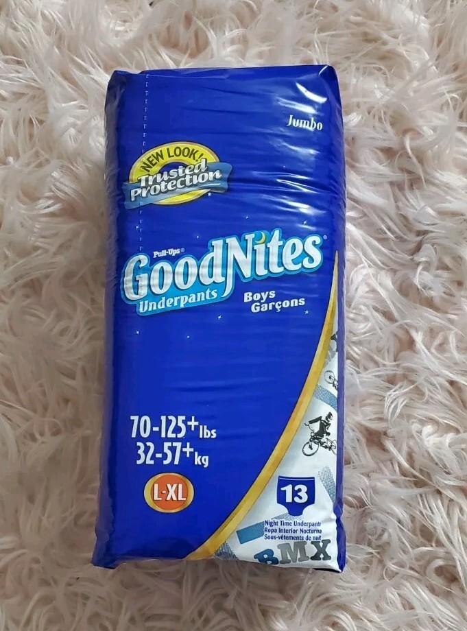 🔥Sealed Case🔥 Goodnites 4 XL Packs Of 13 Qty Vintage 2005 Boys BMX | eBay