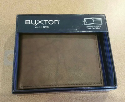 Buxton Men's Leather Credit Card Wallet | semashow.com