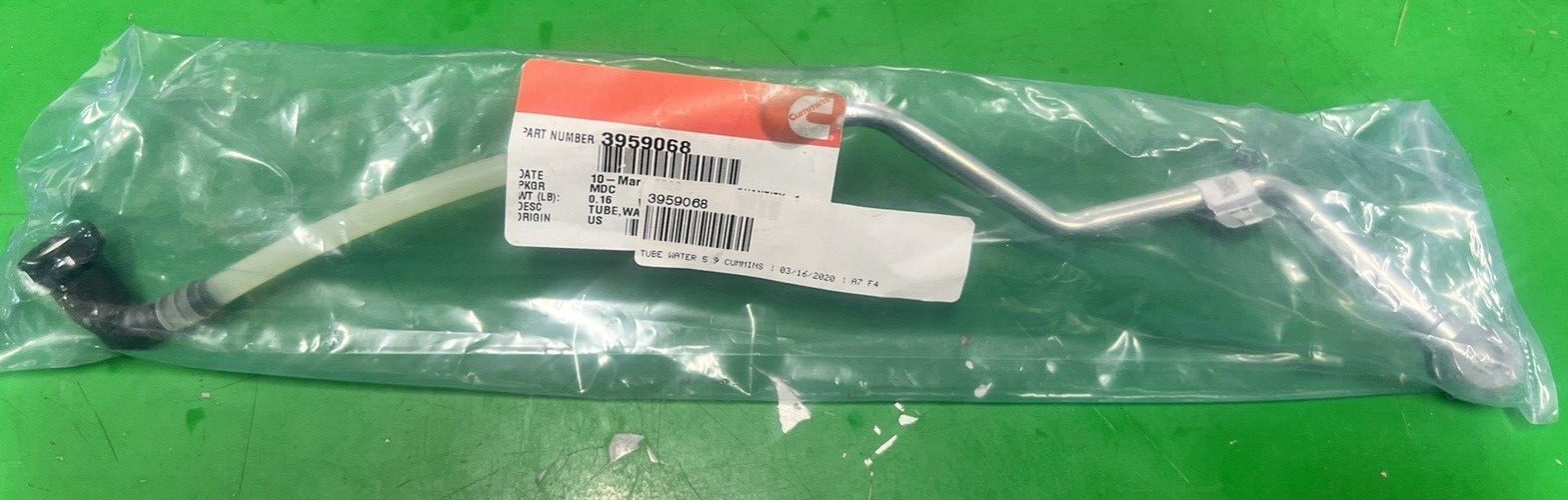 OEM Cummins 3959068 Water Transfer Tube ASSY EGR to Engine Block Gillig ...