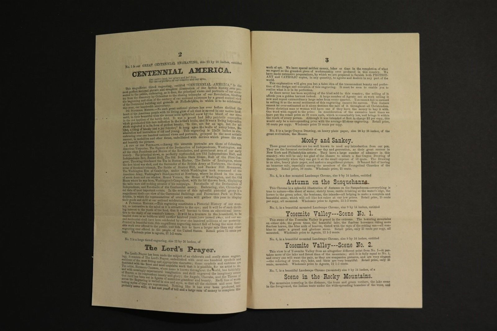 Maine: Augusta 1876 Vickery Fine Art Publishing Advertising Papers ...