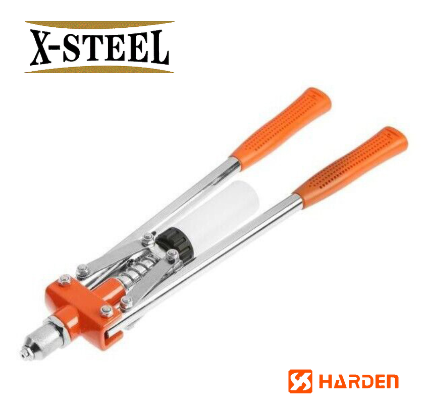 Harden 610113 17" Double Long Handle Hand Riveter Pop Gun for 3.2,4,4 ...
