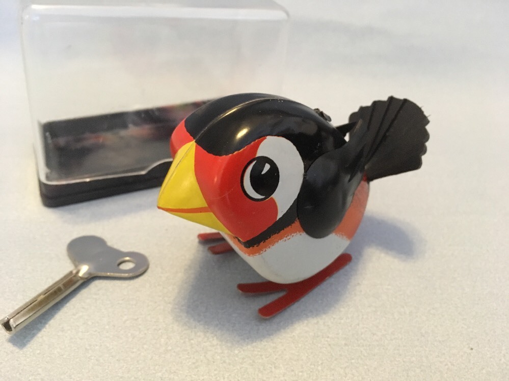 LEHMANN 941 Lulu Pickender Vogel Blechspielzeug NEU/OVP Antik !! | eBay.de