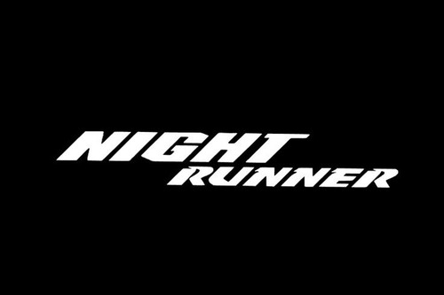 NIGHT RUNNER Car Sticker Jdm Turbo window skyline fits toyota nissan ...