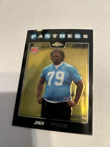 2008 Topps Chrome Rookie RC Card #TC224 Jeff Otah Carolina Panthers ...
