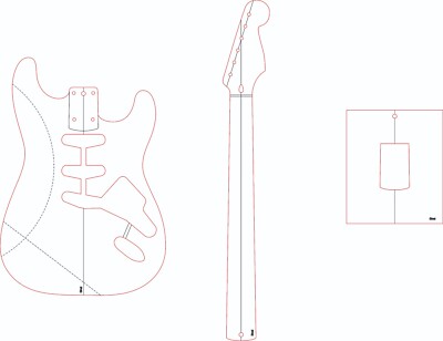 +30 models PACK Guitar templates vector DXF CDR PDF pattern CNC laser ...