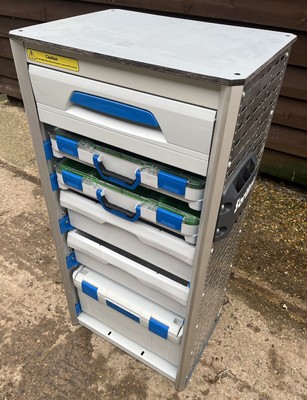 VAN RACKING SHELVING DRAWERS DRAWS WORKTOP SERVICE CASE SORTIMO TEVO ...