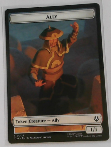 Ally (0006) Clue (0017) Double-Sided Token Avatar: The Last Airbender ...