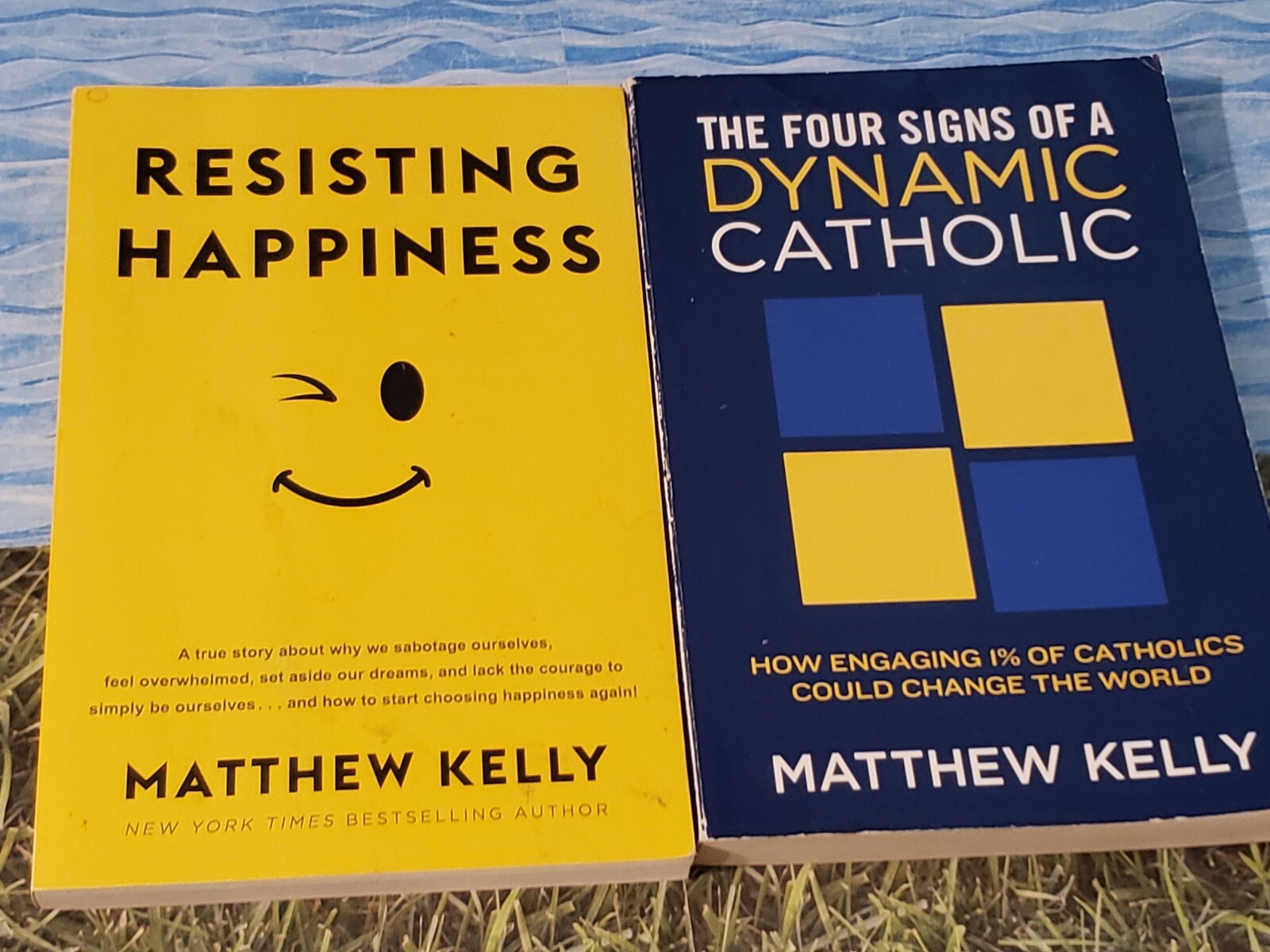 MATTHEW KELLY - LOT O 2 PAPERBACK BOOKS - RESISTING HAPPINESS & DYNAMIC ...