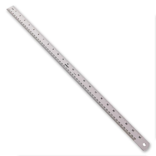 24" METAL RULER Long Measuring Marking Tool 60cm DOUBLE SIDE Metric ...