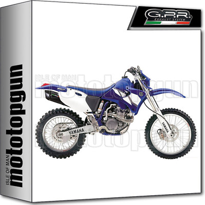 GPR FULL SYSTEM EXHAUST HOM FURORE BLACK YAMAHA WR 400 F 1998 98 1999 ...