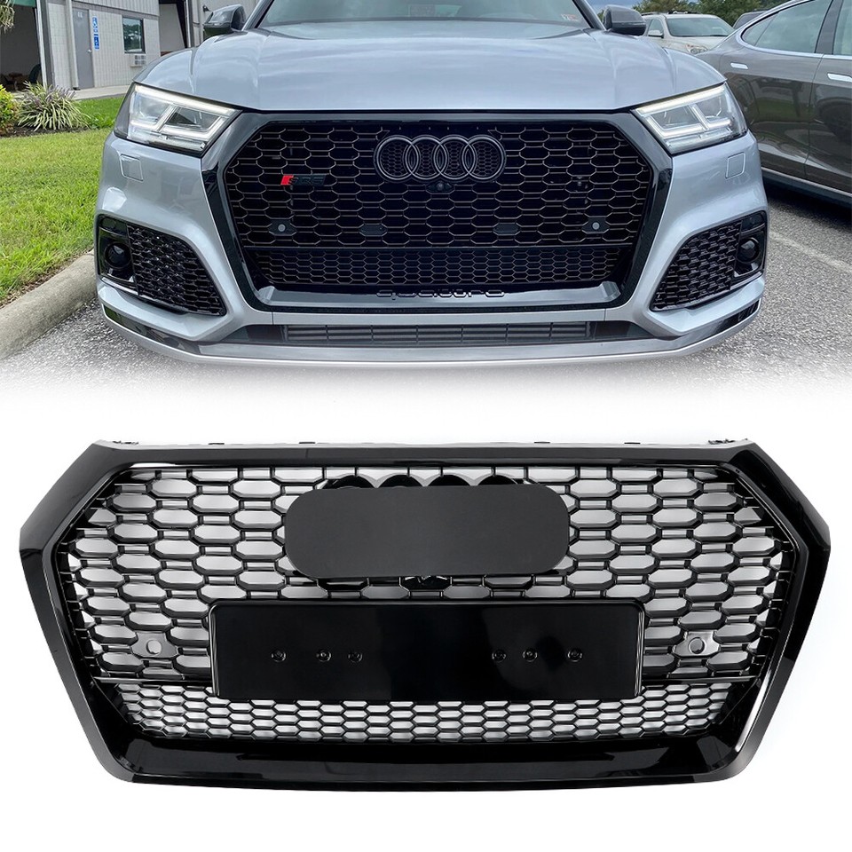 FOR AUDI Q5 SQ5 2018 2019 WITH QUATTRO RSQ5 FRONT HONEYCOMB MESH ...