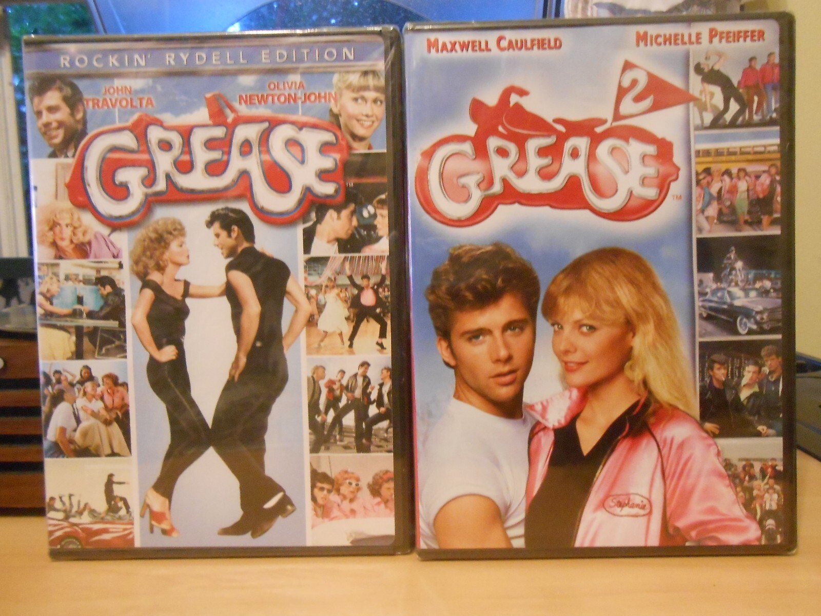 Grease & Grease 2 (DVD, Rockin' Rydell) PG Travolta Newton-John ...