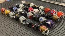Mini NFL Football Helmets Collectible Complete Set of All 32 Teams ...