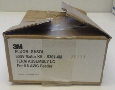 3M CAT NO: 5301-4M MOTOR KIT PIGTAIL SPLICE 480V 6AWG NEW IN BOX | eBay