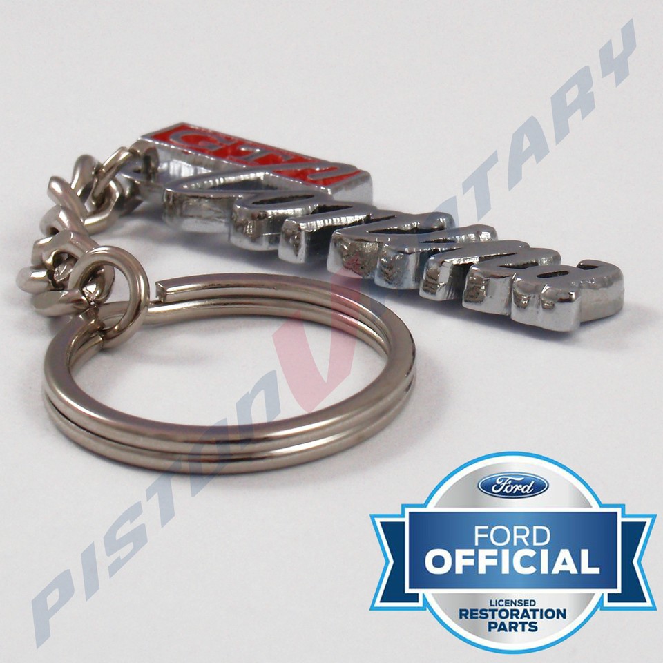 CORTINA GT Keyring Key Ring , Chrome , Brand New, for FORD MK1 MKI ...