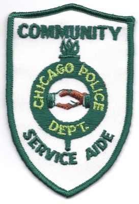 **CHICAGO ILLINOIS POLICE COMMUNITY SERVICE AIDE POLICE PATCH** | eBay