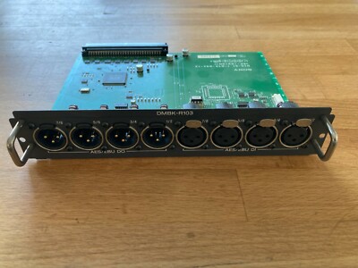 Sony DMBK-R103 Karte für AES/EBU-Ein- und Ausgänge (je 4x Stereo) | eBay.de
