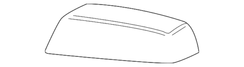 GM OEM 14-19 Sierra 1500 Front Door Outside Mirrors-Mirror Cover ...