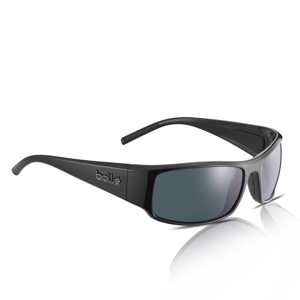 Bolle Sunglasses King 10998 Men's Black Shiny/TNS Gun Grey Official ...