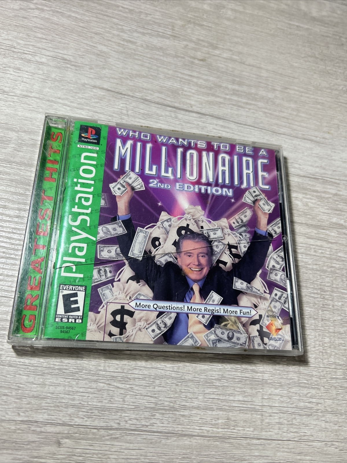 Who Wants to Be a Millionaire 2nd Edition Sony PlayStation 1 PS1 ...