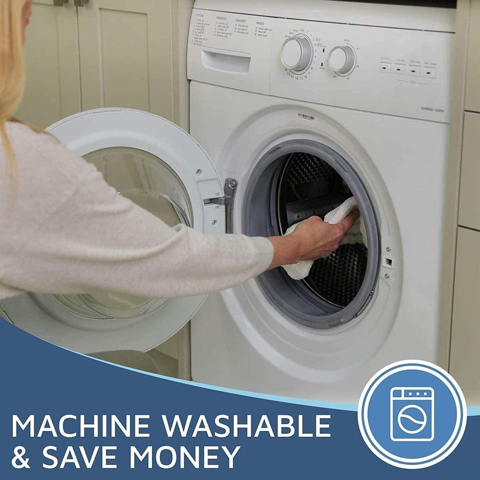 Washable Microfiber Steam Mop Replacement Pads - 4 Pack for Various ...