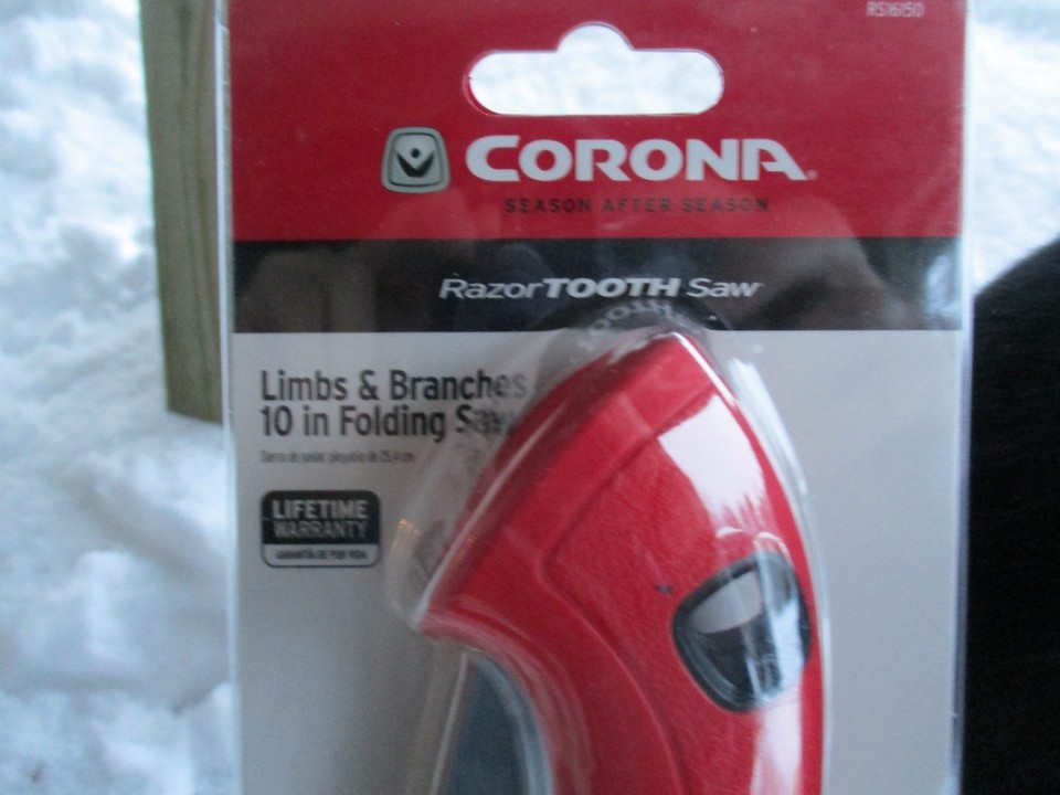 New, Corona Tools RS16150 Razortooth Folding Saw, Steel 10 In L Blade ...