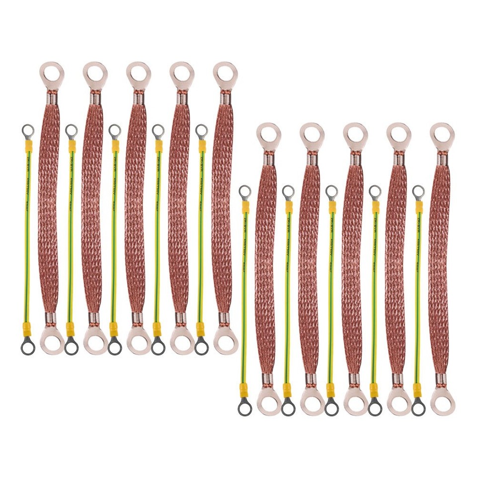 20 Pcs Universal Ground Strap Automotive Strap, Engine Braided Straps ...