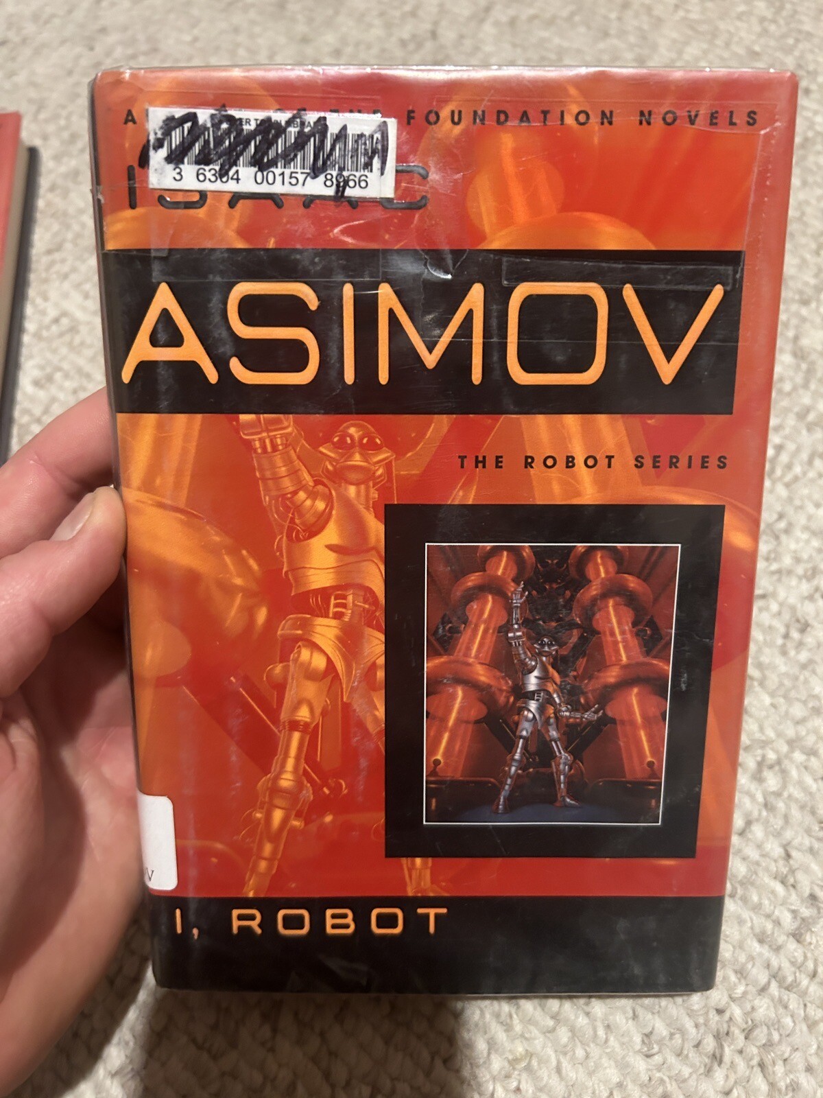 I, Robot by Isaac Asimov (English) Hardcover Book Bantam Robot Series ...