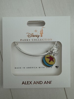 Disney ALEX AND ANI Pixar Ball Shiny Silver Tone Bracelet New | eBay