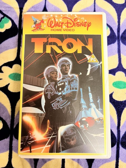 Walt Disney Tron VHS Video Cassette RARE 1987 Collectable for sale ...