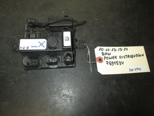 10 11 12 13 14 BMW POWER DISTRIBUTION #7591534 *See description*)BOX ...
