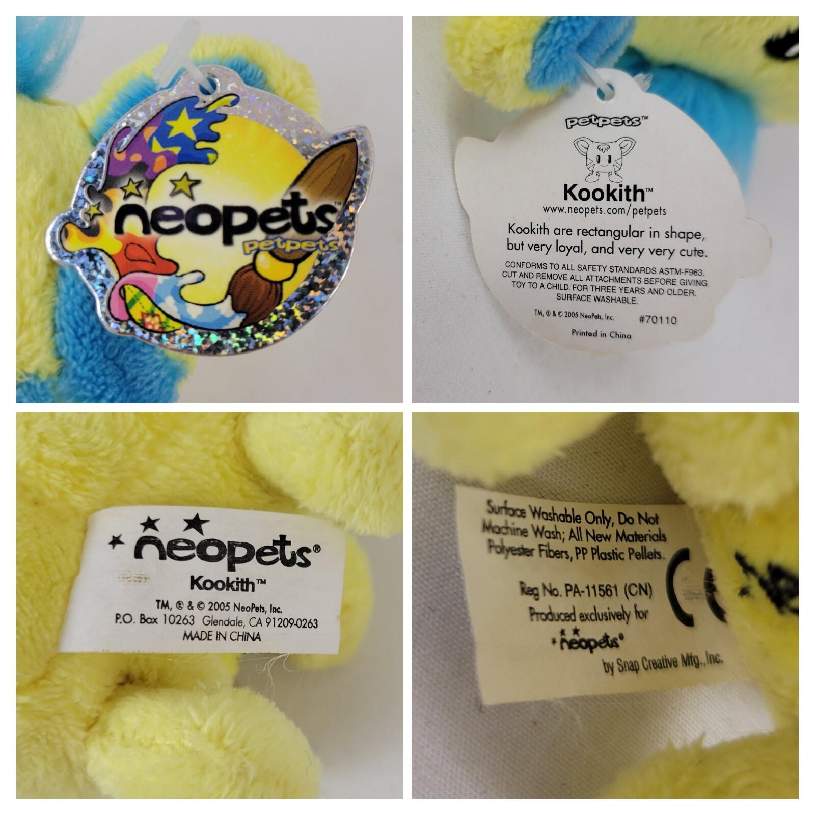 Neopets Petpets Plush Lot 5 Pink Miamouse Gruslen Puppyblew Banana ...