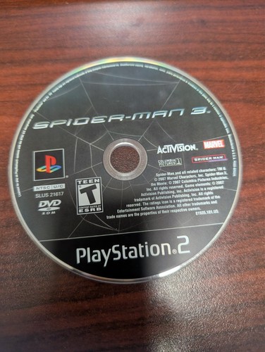 Spider-Man 3 (PlayStation 2 PS2, 2007) NO TRACKING - DISC ONLY 3521 | eBay