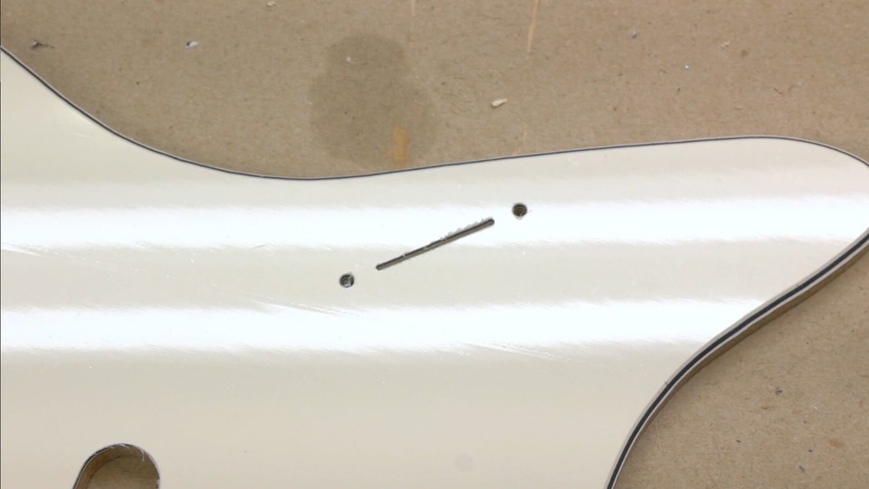 Stratocaster *Blade Switch Routing Template* for Cutting Pickguard ...