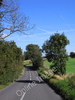 Photo 6x4 The B4507, Childrey The road is entering the parish of ...