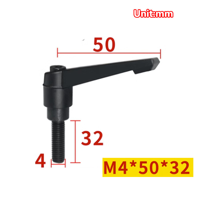 M8 M10 M12 Clamping Knob Lever Adjustable Machinery Handle Locking ...