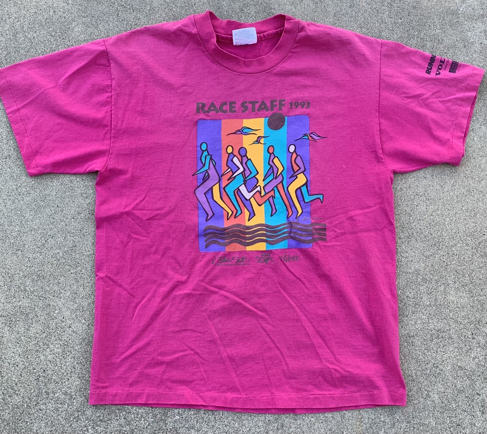 vintage Race Staff 1993 Laurel Burch Runner’s World t-shirt size L ...