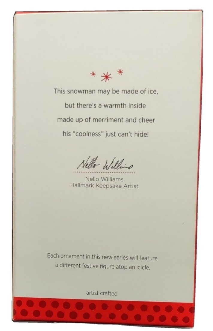 Cool Icicles 1st in Series 2013 Hallmark Keepsake Ornament for sale ...