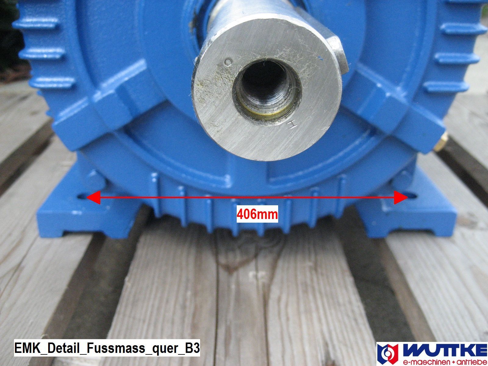 EMK Elektromotor Drehstrom 55kW 1500/min Welle 65mm 250M B3(Fuß) IE3 ...