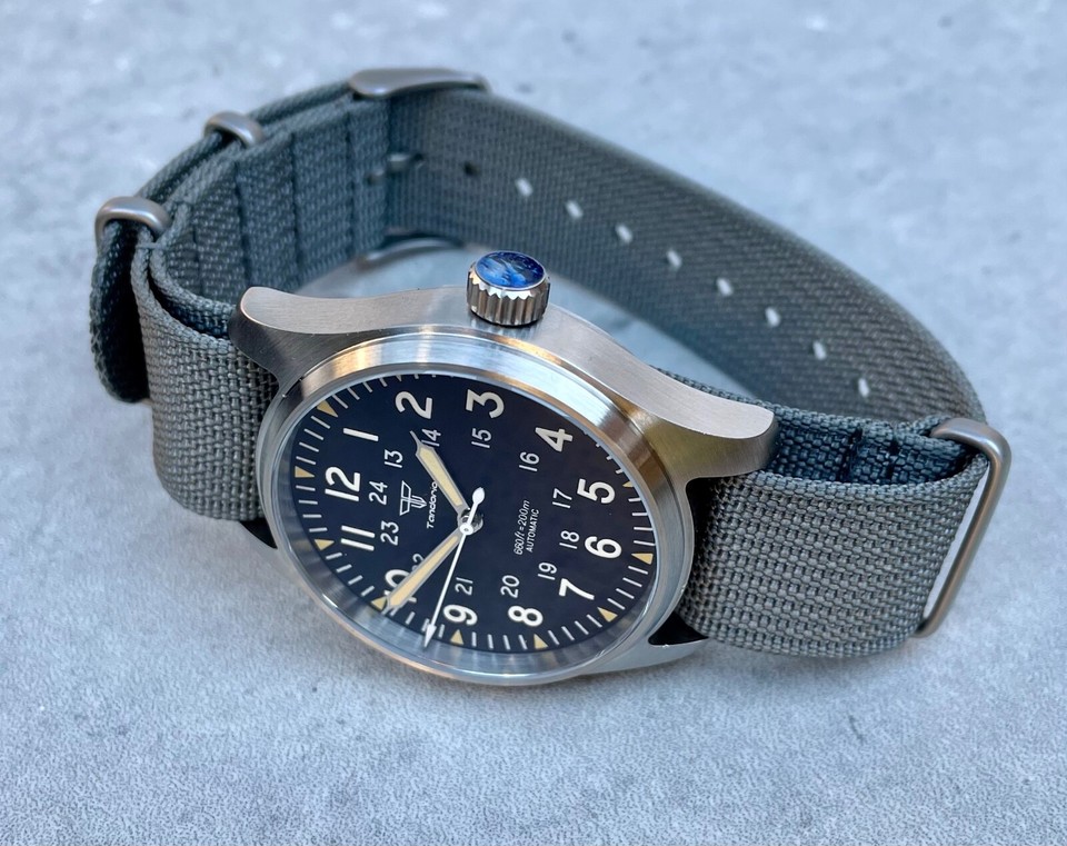 G10 Military Issue style Field Watch - Seiko NH35 Automatic Movement ...