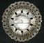 Antique XIXc Fruit Bowl Fraget Stamp Fraget N Plaque Silver Plate ...