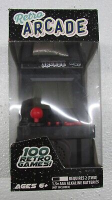 NEW Retro Arcade Mini Handheld Battery Operated Game System With 100 ...
