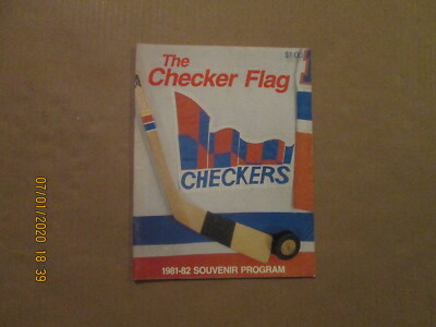 CHL Indianapolis Checkers Vintage Defunct Circa 1981-82 Team Logo ...