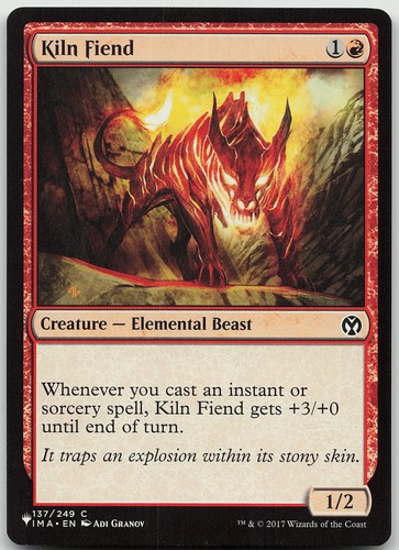 Kiln Fiend 137 Common The List Reprints NM MTG | eBay