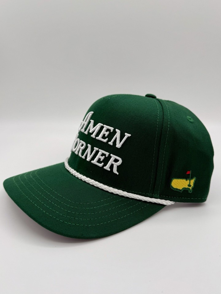 ⛳🔥 Masters Amen Corner Embroidered Rope Hat Snapback Augusta National ...
