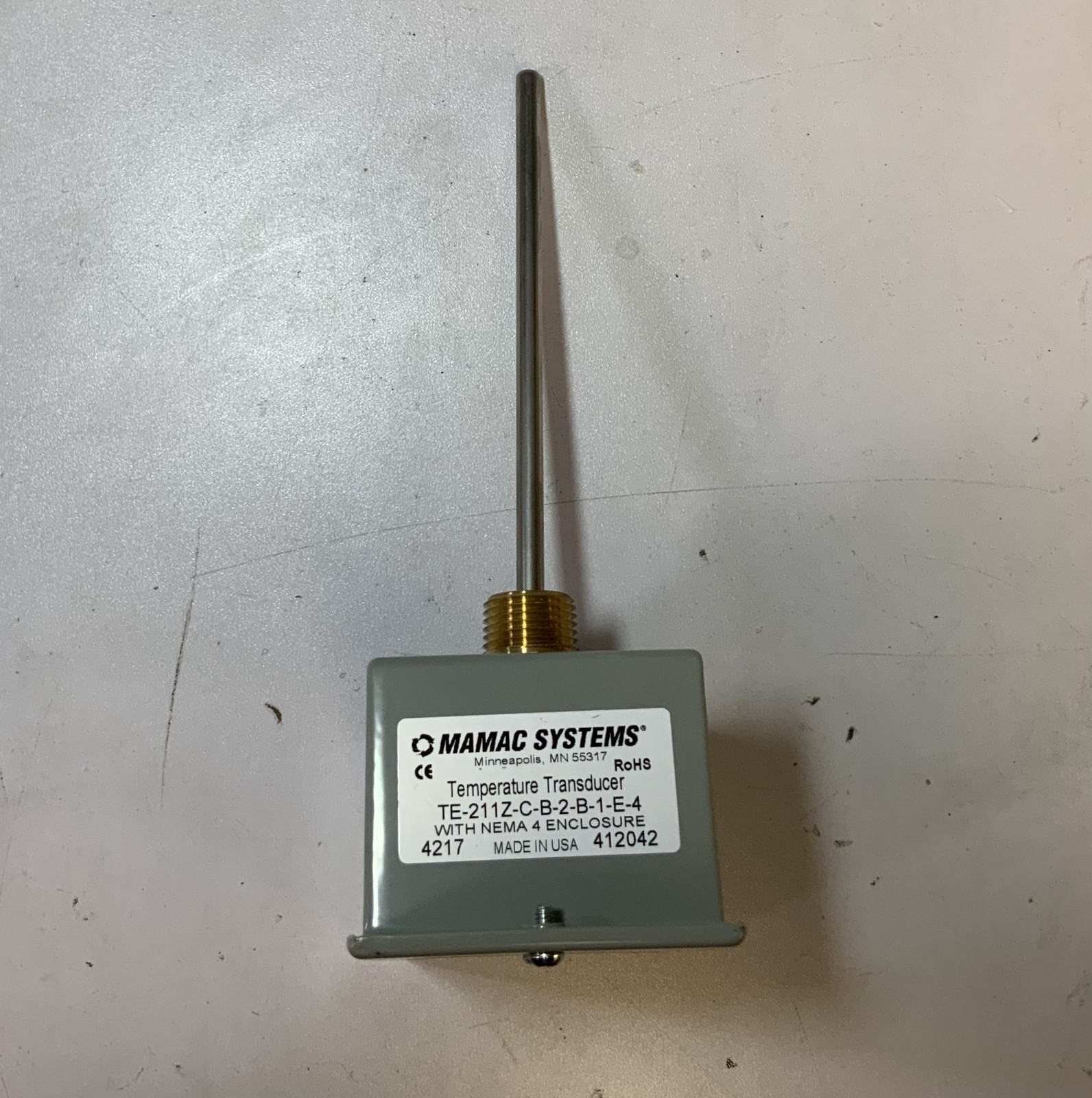 Mamac Systems Temperature Transducer TE-211Z-C-B-2-B-1-E-4 "E1D" | eBay