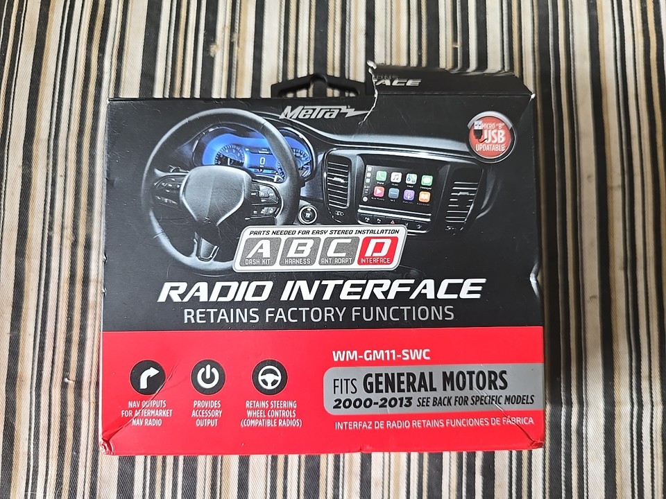 Metra WM-GM11-SWC Radio Interface & Stereo Kit =FITS GENERAL MOTORS ...